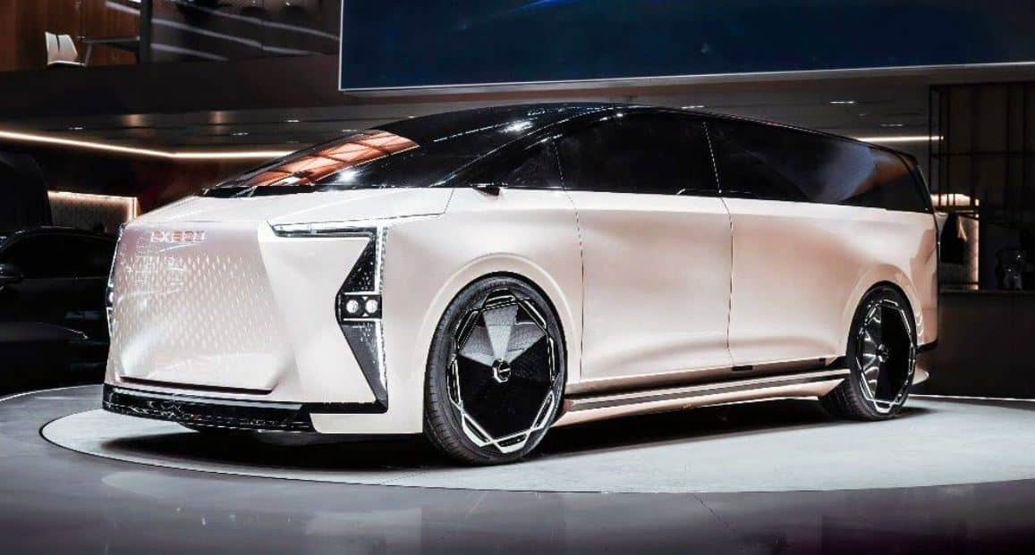 El MPV EV y EREV Exeed E08 de Chery puede llegar al mercado en el segundo semestre del 2024 ...